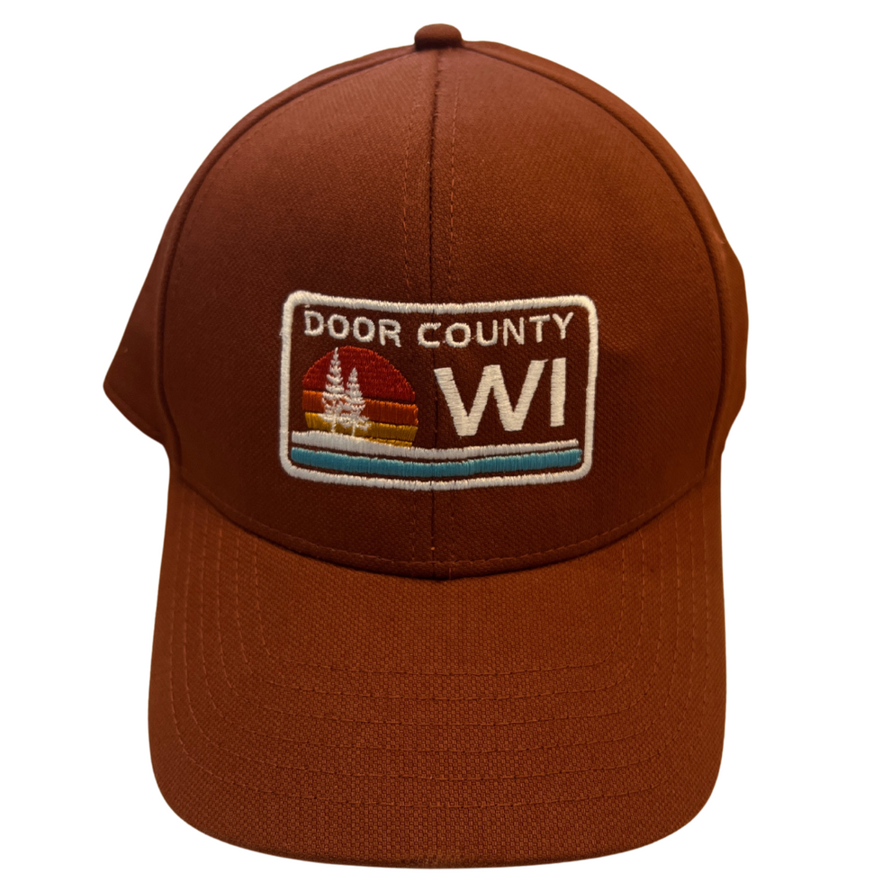Door County WI Two Pines Rust Hat – Blue Pine Door County